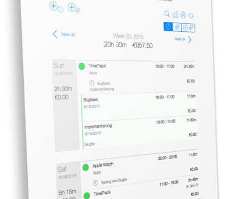TimeTrack Zeiterfassung - Zeiterfassung App für Teams und Einzelunternehmer
