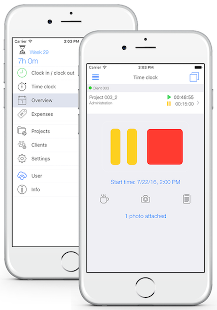 Mobile employee time tracking - Press record and get going - TimeTrack Mobile employee time tracking - Press record and get going - TimeTrack
