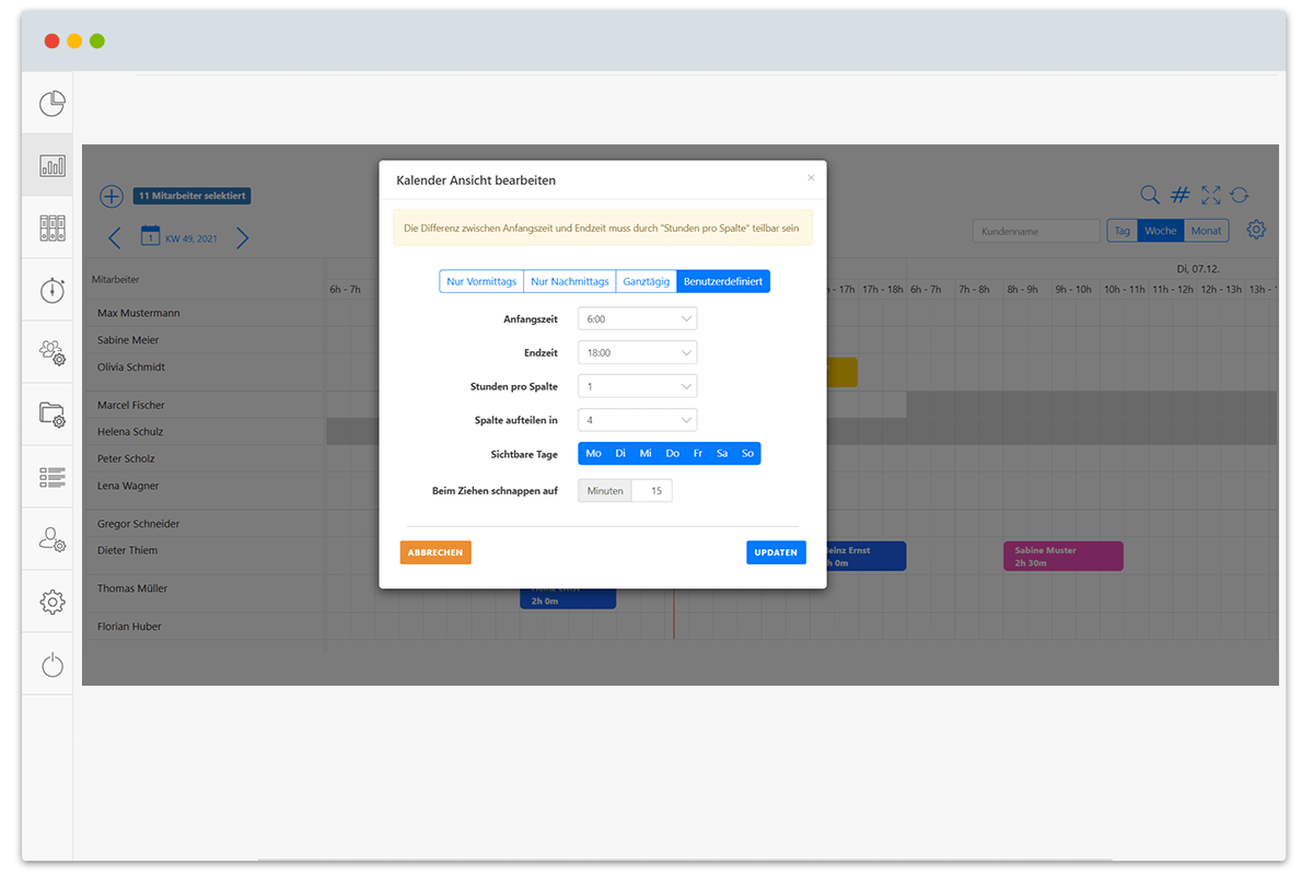 Einfache Terminplanung für Sie und Ihr Team - TimeTrack