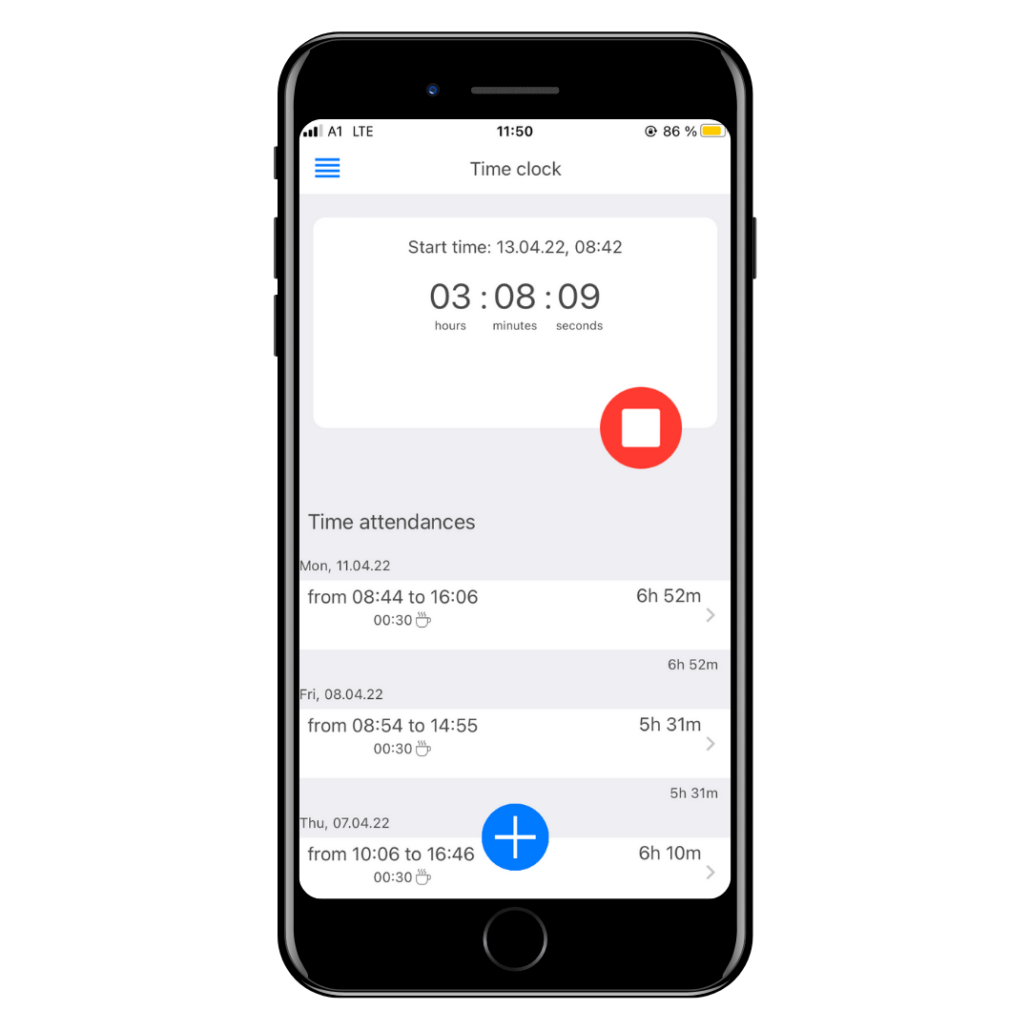 Mobile time clock app: easy and quick time tracking on the go - TimeTrack Mobile time clock app: easy and quick time tracking on the go - TimeTrack