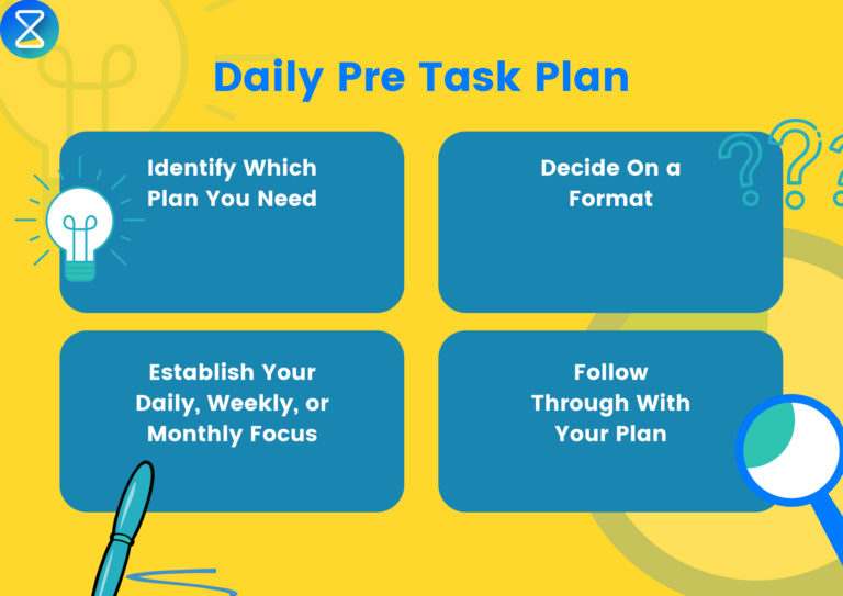 Why do you need a pre task plan? – TimeTrack Blog