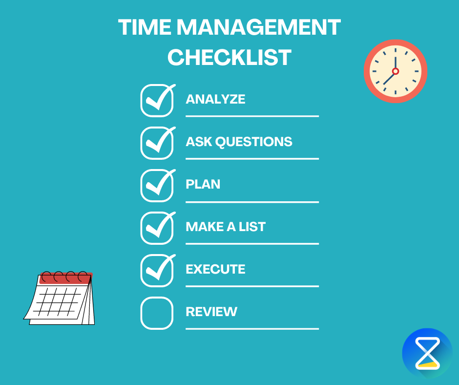 Tracking time with a time management checklist - TimeTrack blog