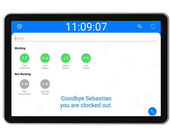 TimeTrack: Efficient Overtime, Breaks and Absance Tracking