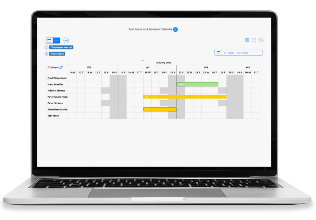Easy Employee Scheduling with TimeTrack! Fast and effective.
