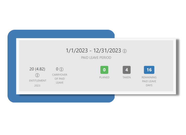 Holiday Tracker: Digital time off requests management | TimeTrack