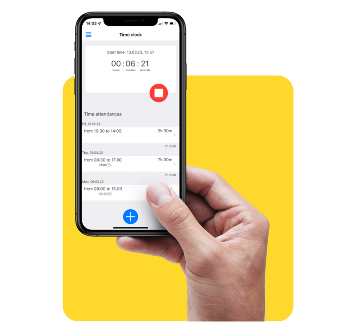 Zeiterfassung für mittlere und größere Unternehmen | TimeTrack