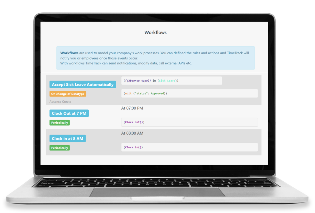 Workflow Management Software Customize Workflows I Timetrack