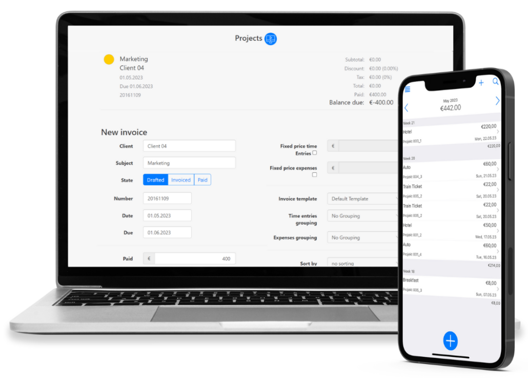 Project Billing Software | Easy & Professional | TimeTrack