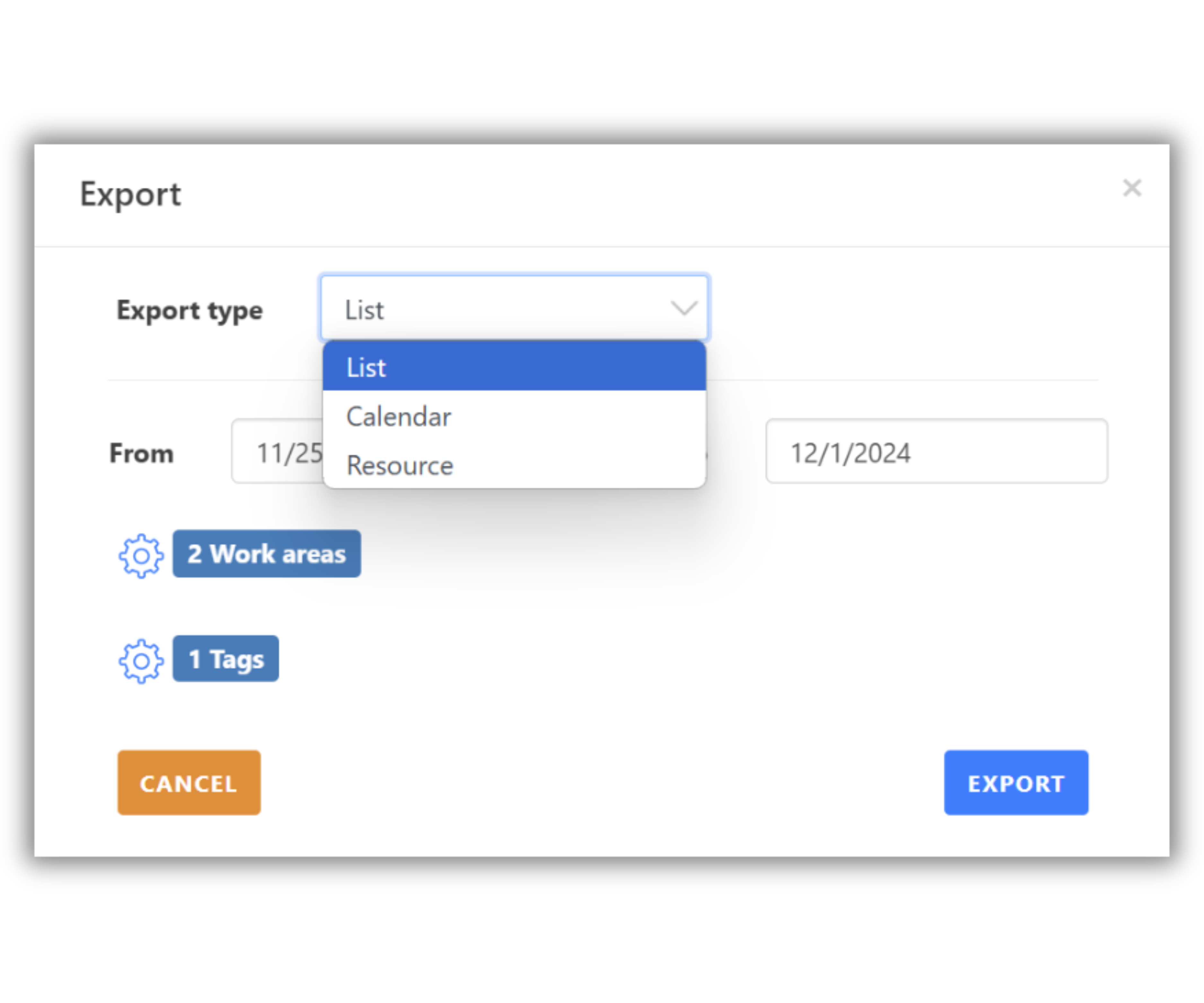 Export and Print Online Schedule - Workforce Management | TimeTrack